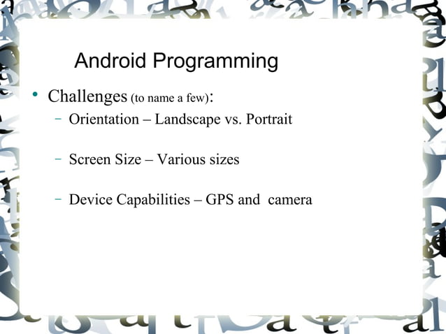Synapseindia android app programming | PPT | Operating Systems | Computer Software and Applications