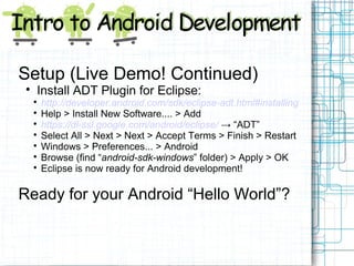 Synapseindia android apps intro to android development | PPT