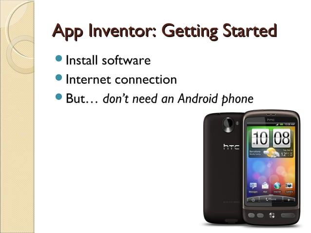 Synapseindia android apps with app inventor | PPT