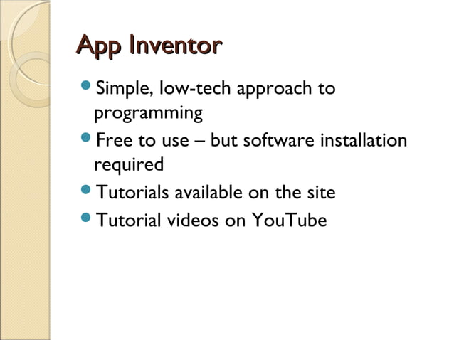 Synapseindia android apps with app inventor | PPT