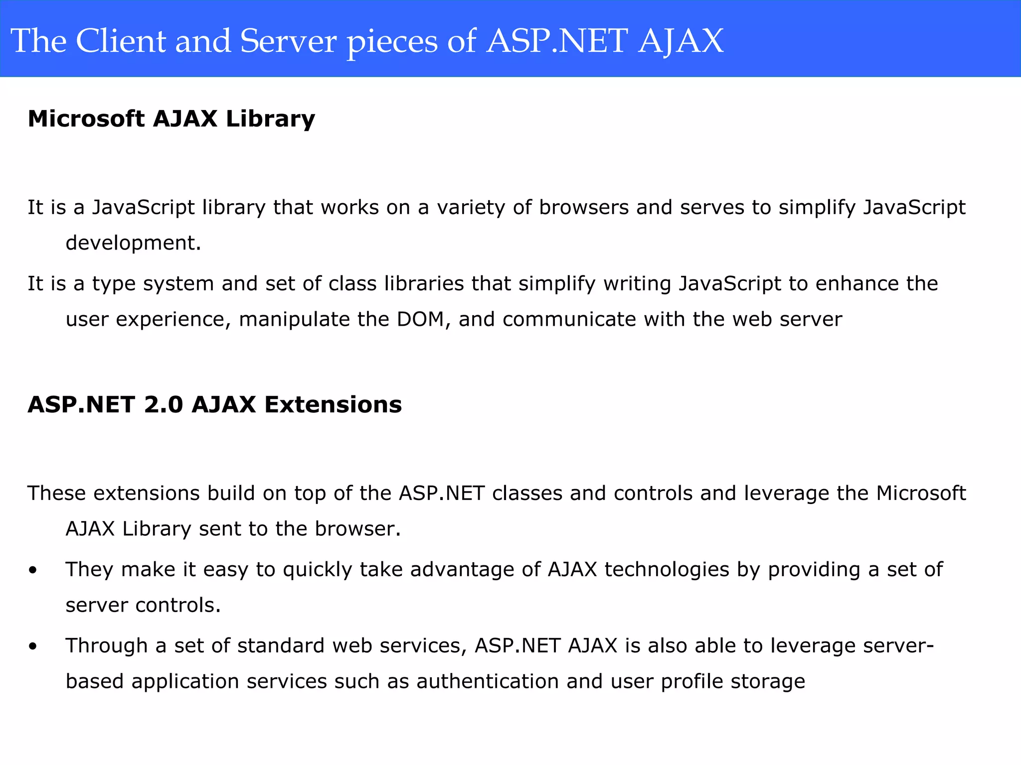 SynapseIndia asp.net2.0 ajax Development | PPT