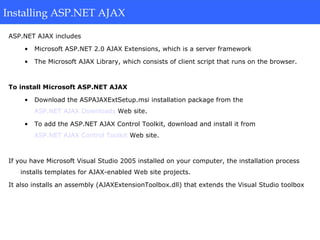 SynapseIndia asp.net2.0 ajax Development | PPT