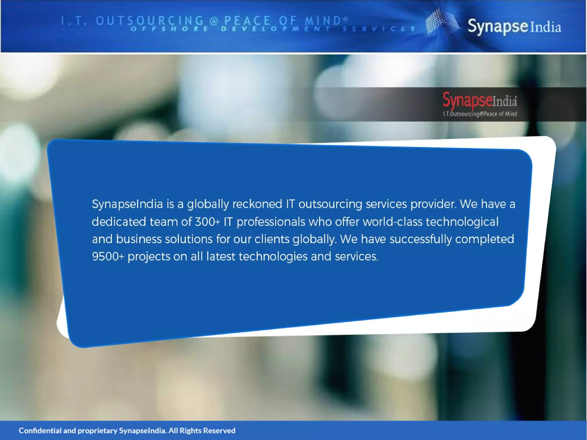 Synapseindia Careers | PPT