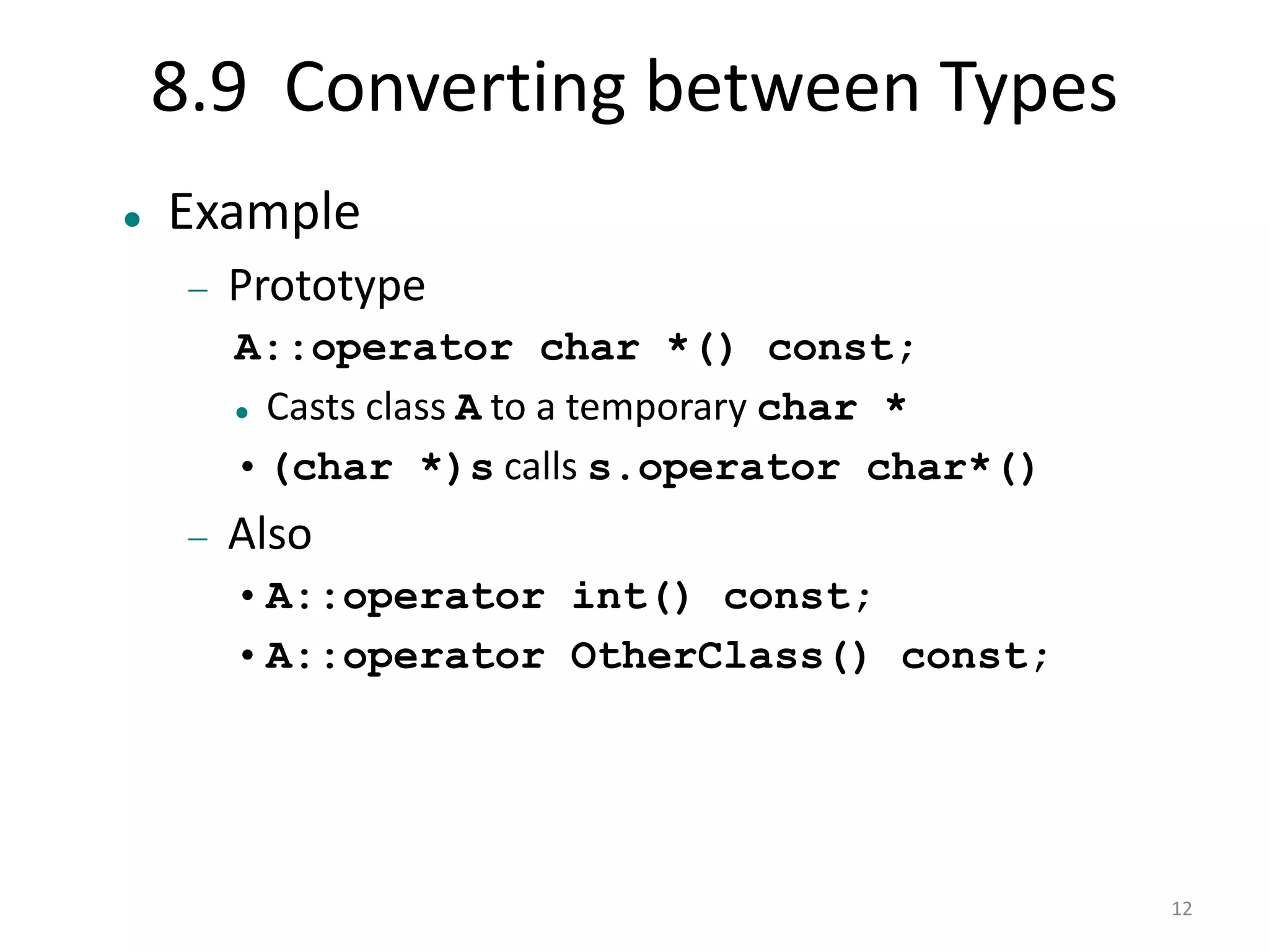 Synapse india dotnet development overloading operater part 3 | PPT