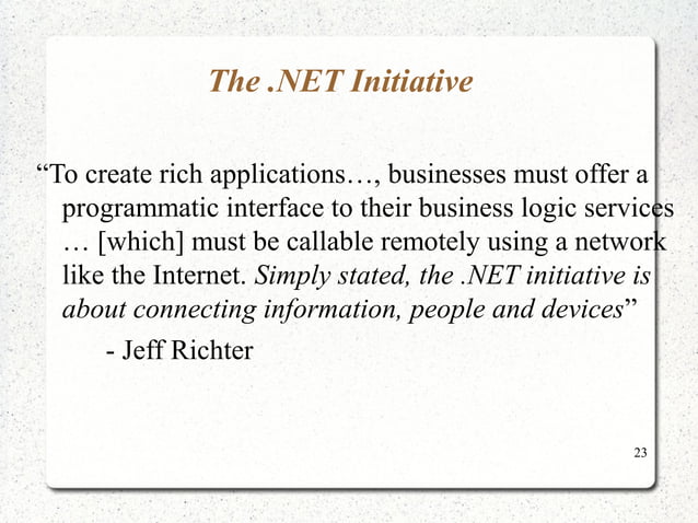 Synapse india fundamentals of dotnet development | PPT
