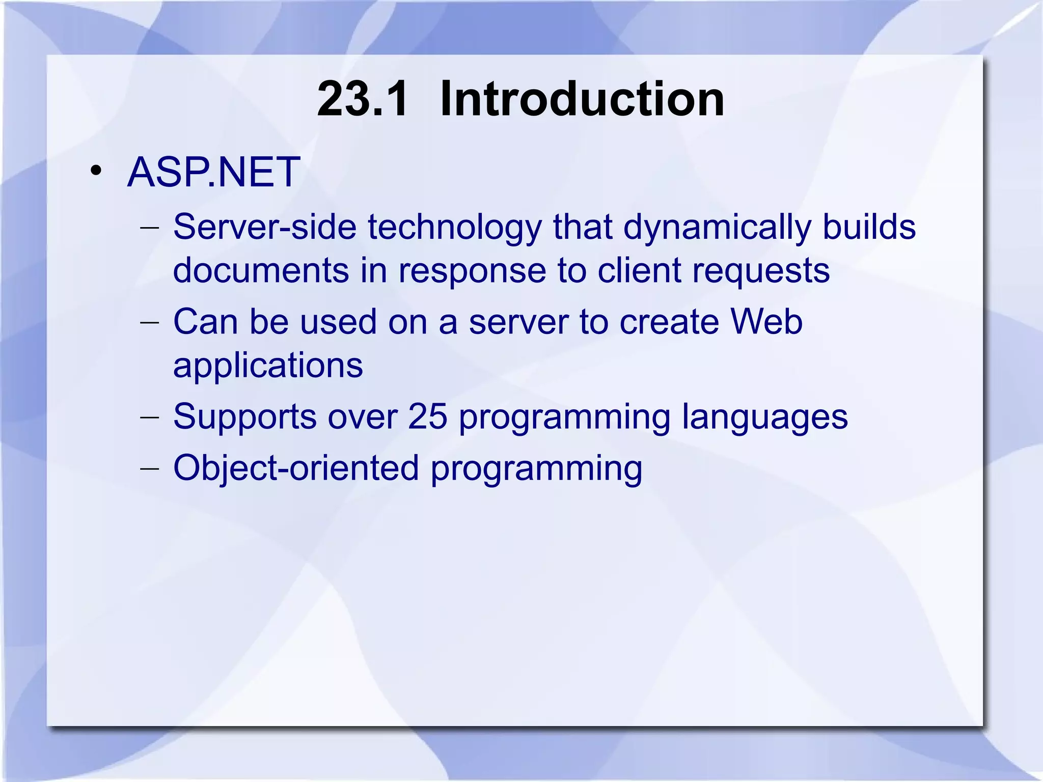 Synapse india reviews sharing chapter 23 – asp.net