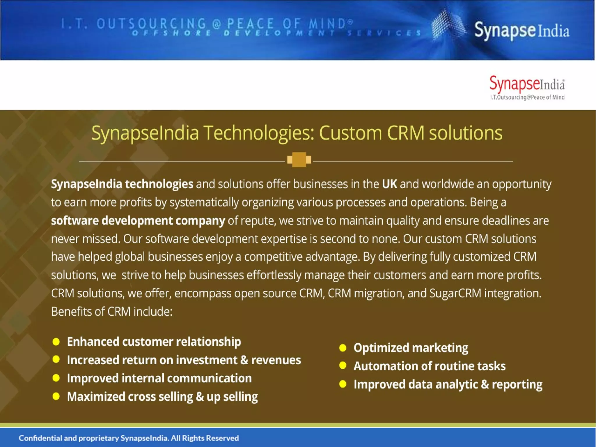 SynapseIndia technologies custom software development | PPT | Social Networking | Internet