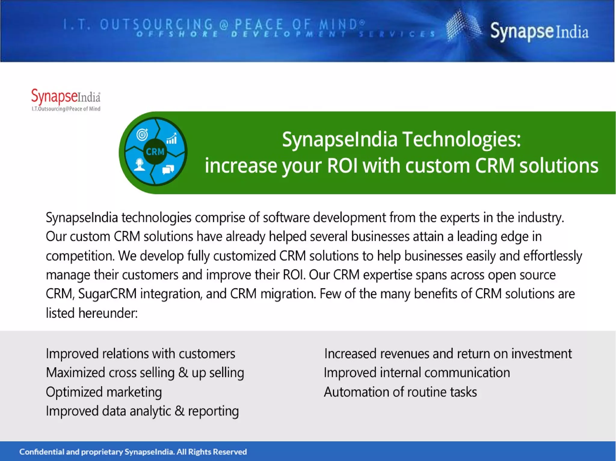 SynapseIndia technologies- why choose us? | PPT