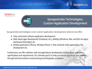 SynapseIndia technologies- why choose us? | PPT