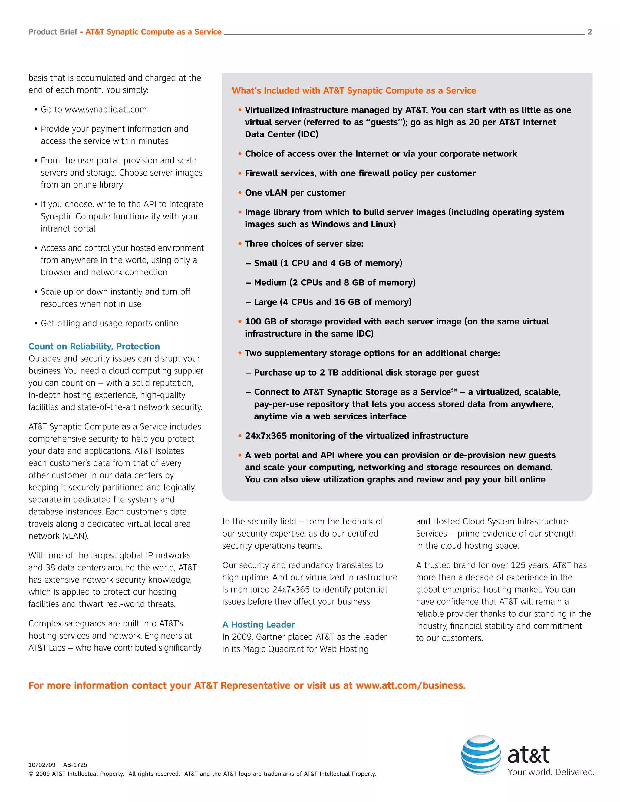 Synaptic Compute As A Service | PDF