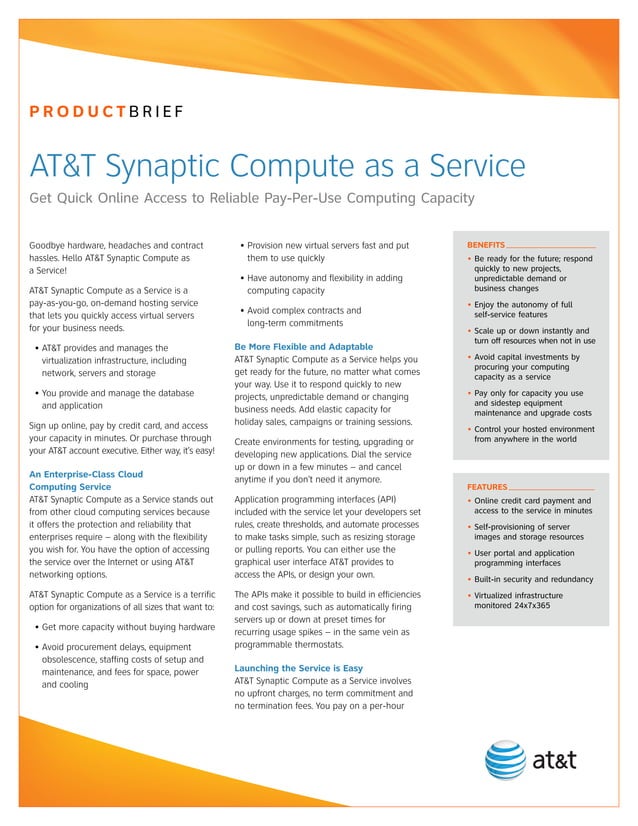 Synaptic Compute As A Service | PDF