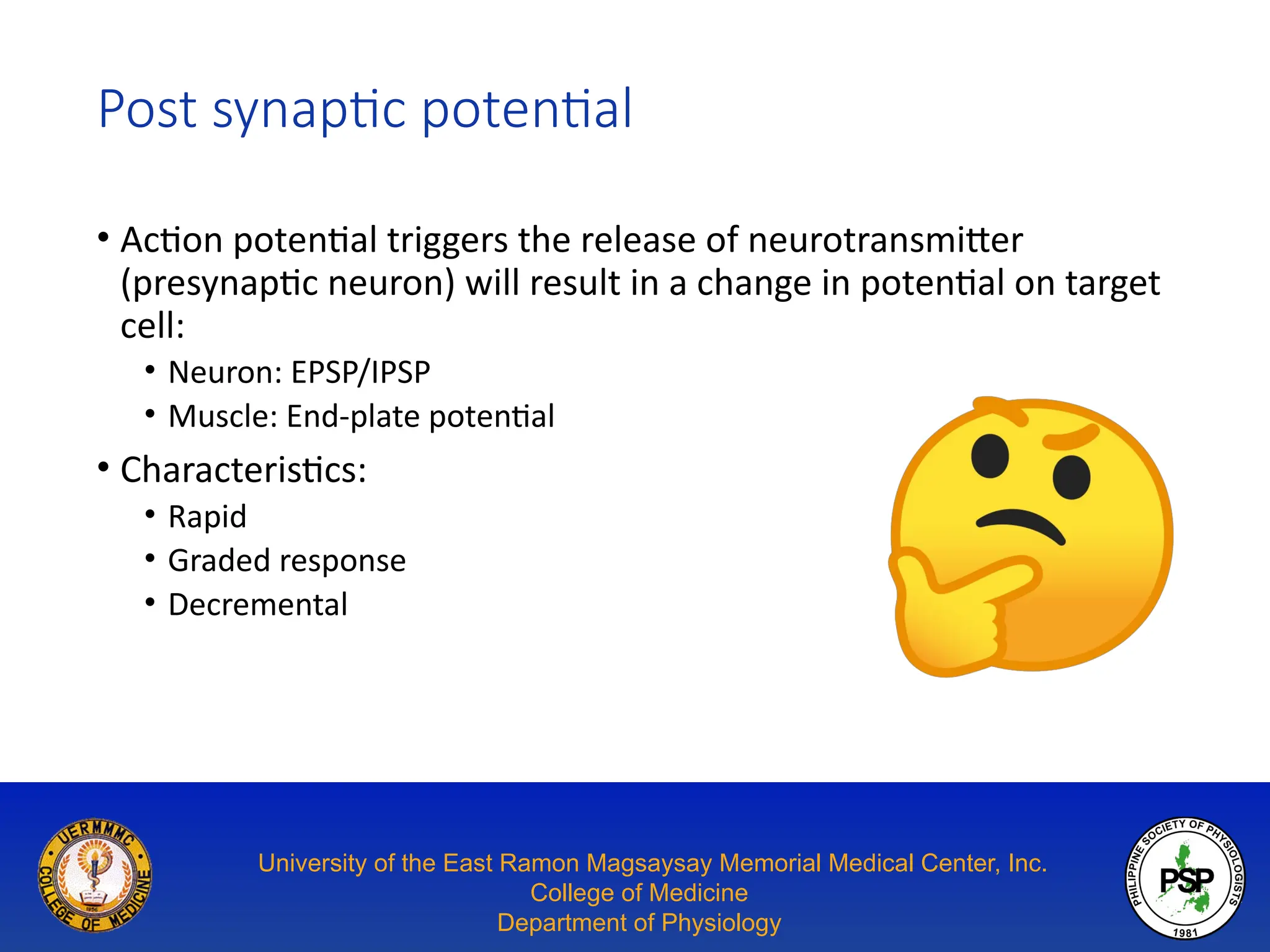 Overview of Synaptic Physiology: Types, Steps and Neurotransmitters | PPTX