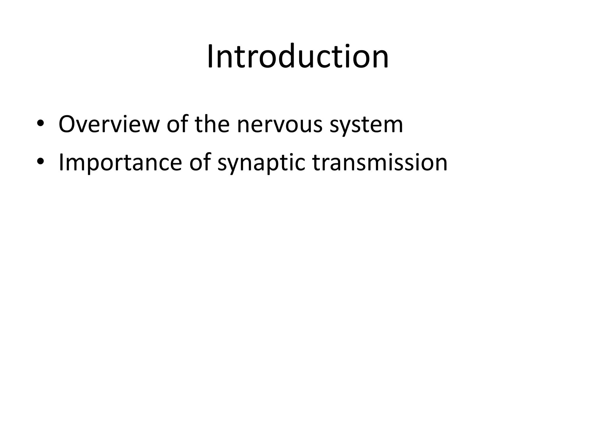 Synaptic_Transmission ppt of biochemisty | PPTX