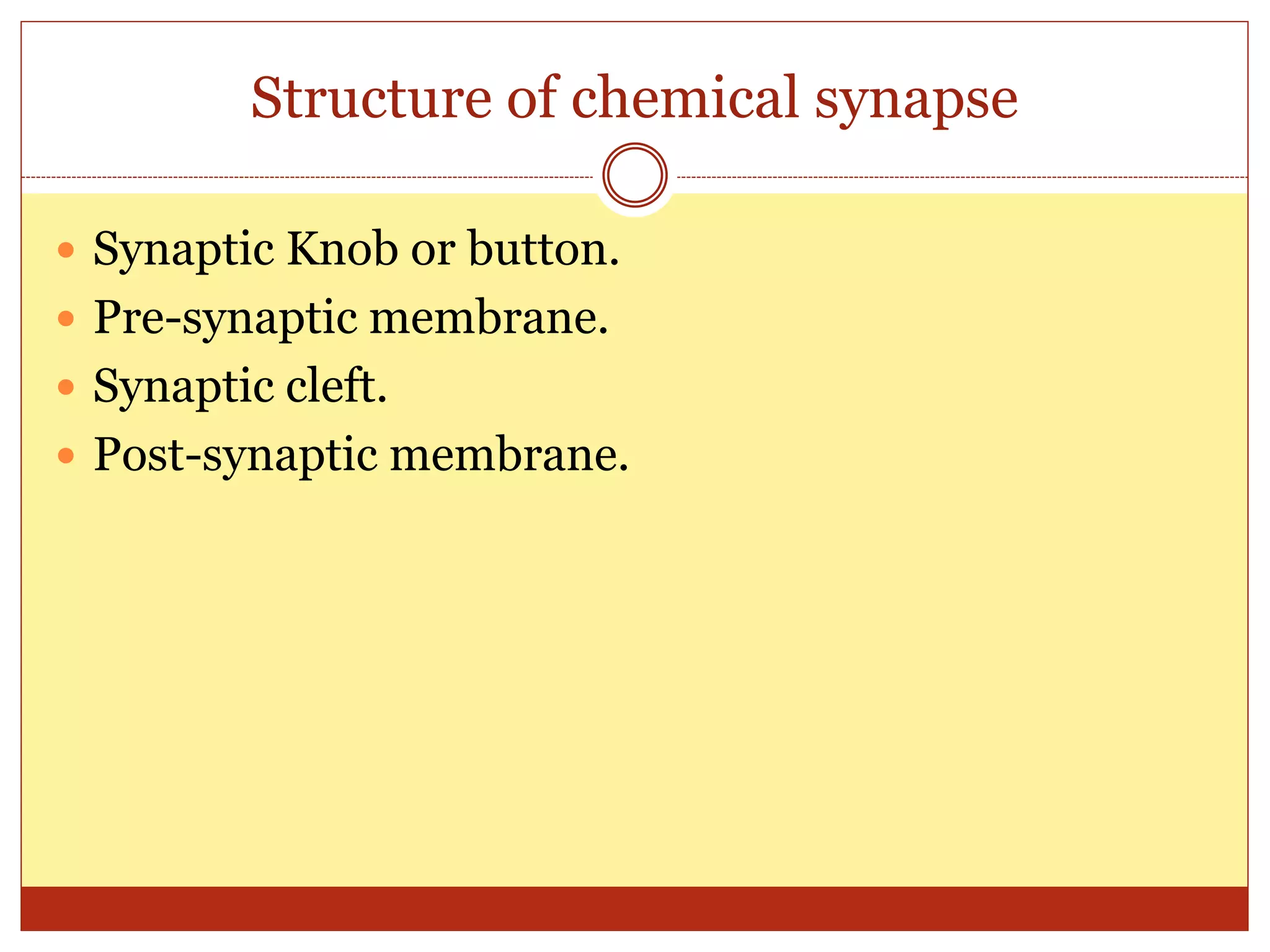 Synaptic transmission i | PPTX