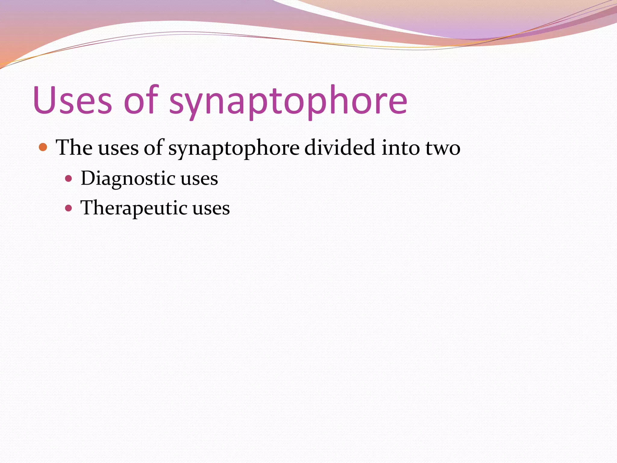Synaptophore | PPTX