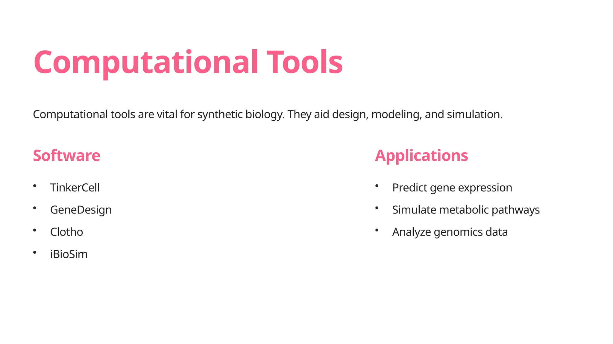 engineering life- an introduction to synthetic biology | PPTX