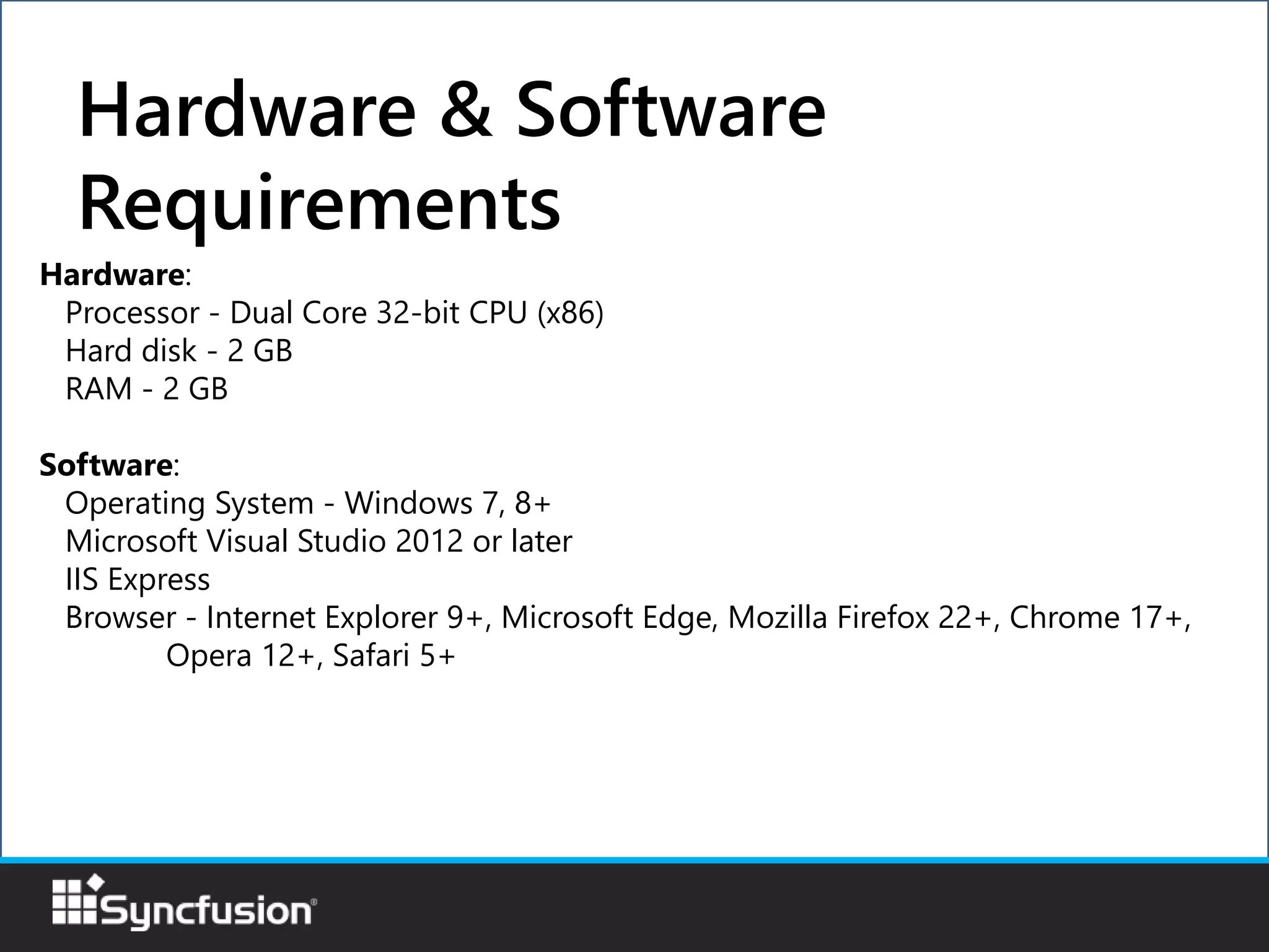 Syncfusion Dashboard Platform SDK | PPT