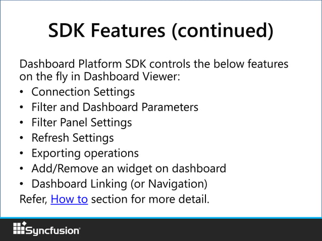 Syncfusion Dashboard Platform SDK | PPTX