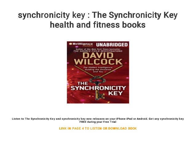 synchronicity key : The Synchronicity Key health and fitness books