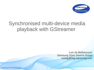 Synchronised Multidevice Media Playback with Gstreamer | PDF