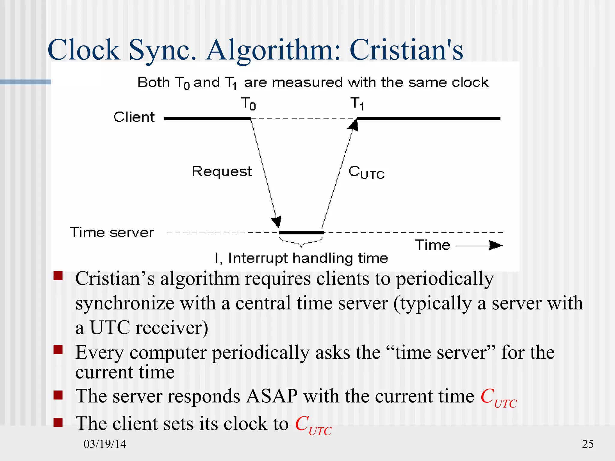 Synchronization In Distributed Systems Ppt