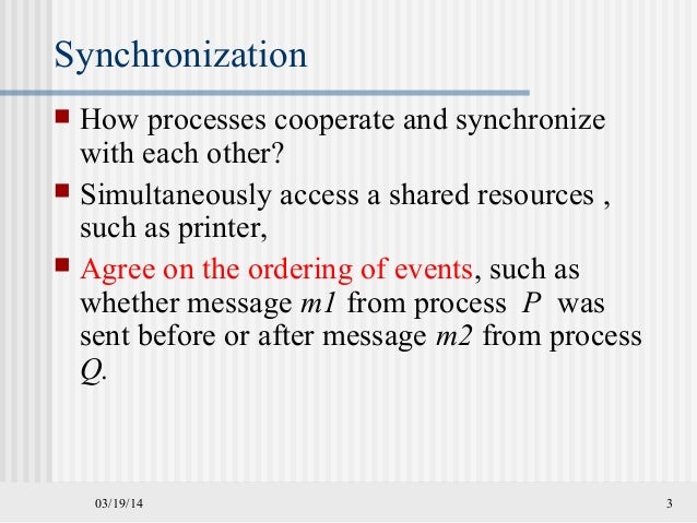 Synchronization In Distributed Systems