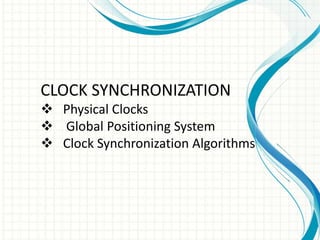 Synchronization | PPTX
