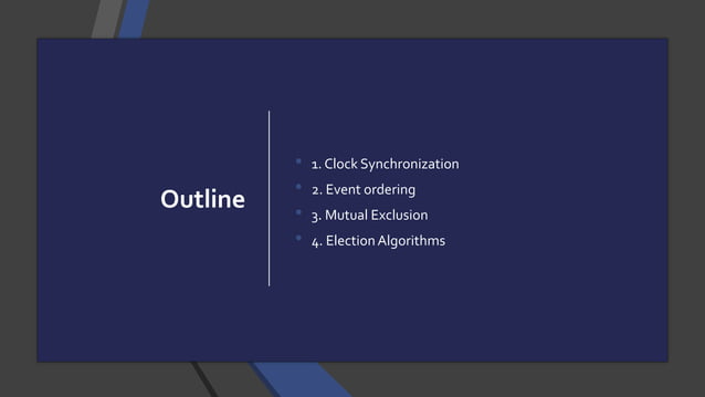 Synchronization In Distributed Systems Pptx