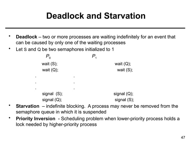 synchronization in operating system structure | PPT