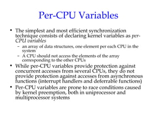 Synchronization linux | PPT