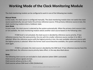 Synchronization and timing loop presentation -mapyourtech | PPT