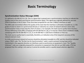 Synchronization and timing loop presentation -mapyourtech | PPT