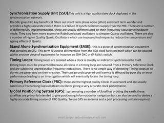 Synchronization and timing loop presentation -mapyourtech | PPT