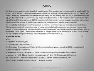 Synchronization and timing loop presentation -mapyourtech | PPT