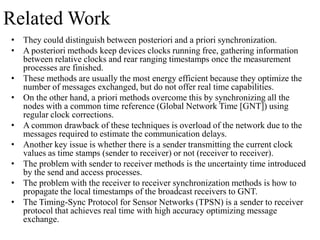 Synchronization of multihop sensor networks in the app layer | PPT