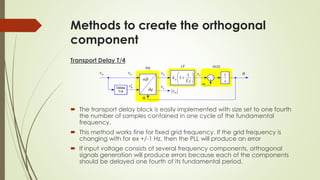 Synchronization of single phase power converters to grid | PPTX