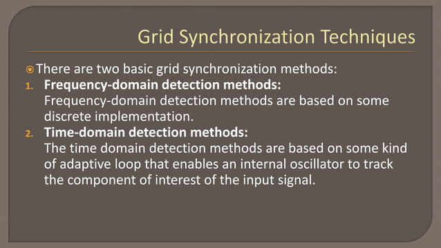 Synchronization of single phase power converters to grid | PPTX ...