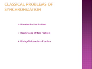Synchronization problems | PPTX
