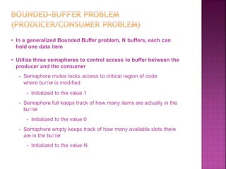 Synchronization problems | PPTX