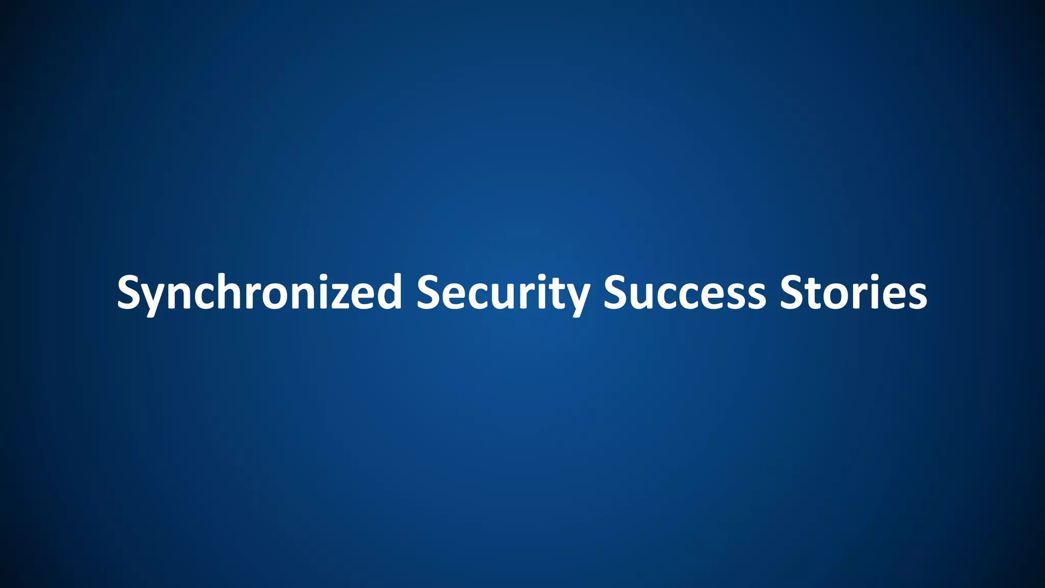 Synchronized Security Presentation | PPTX
