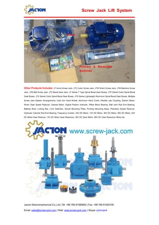 Synchronize lift platform lead screw jacks, synchronized electric table ...