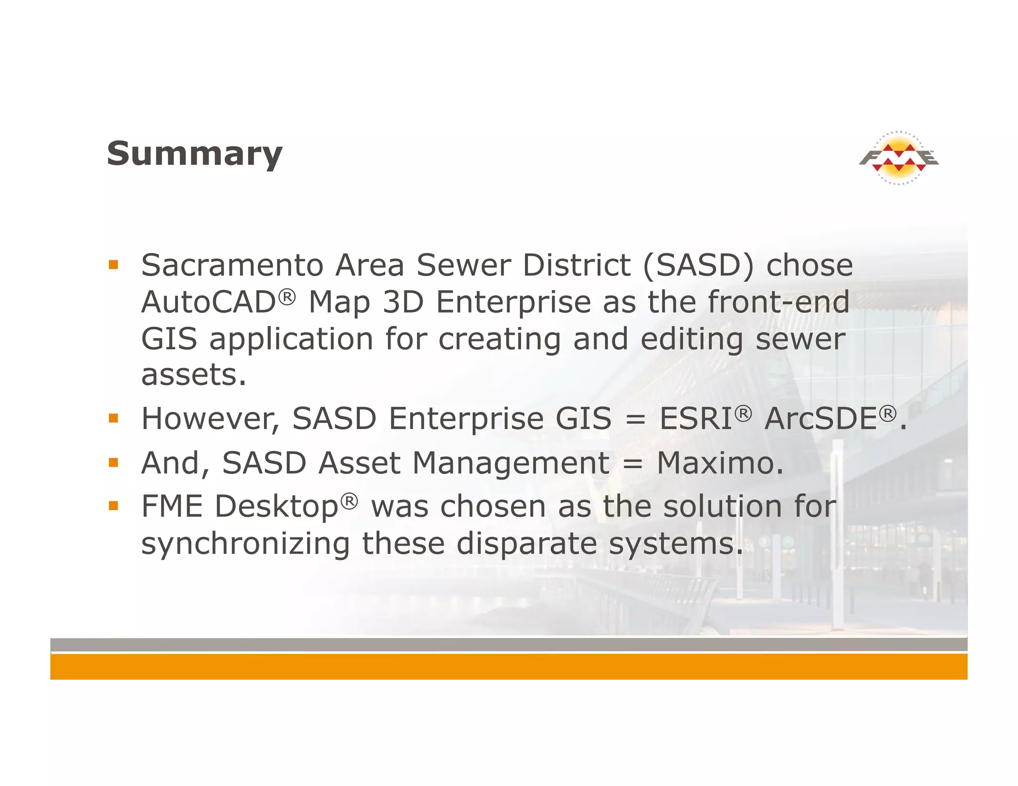 Synchronizing AutoCAD Map 3D Enterprise and ESRI ArcSDE | PDF