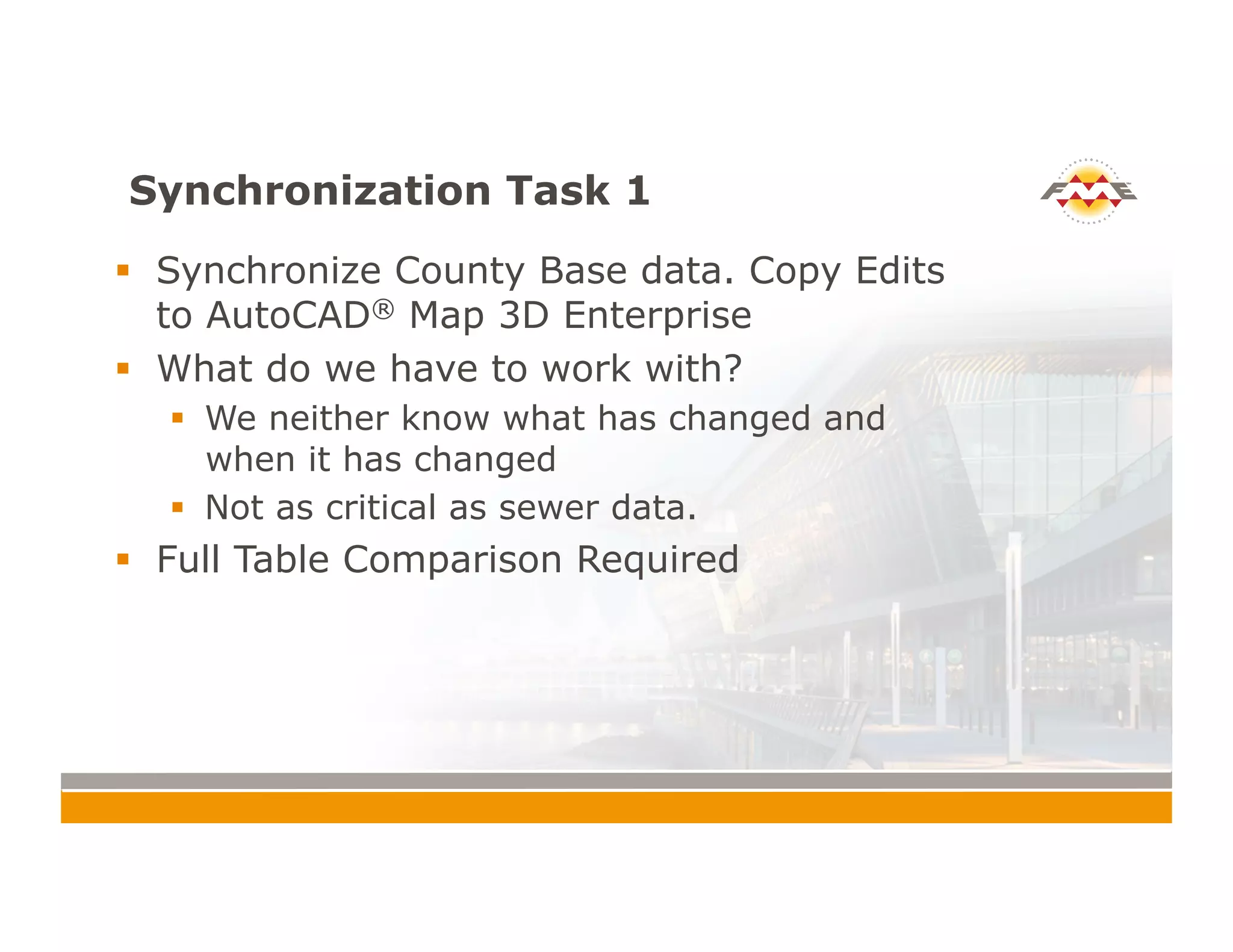 Synchronizing AutoCAD Map 3D Enterprise and ESRI ArcSDE | PDF