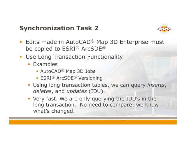 Synchronizing AutoCAD Map 3D Enterprise and ESRI ArcSDE | PDF