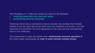 Synchronizing Concurrent Operations in C++.pptx