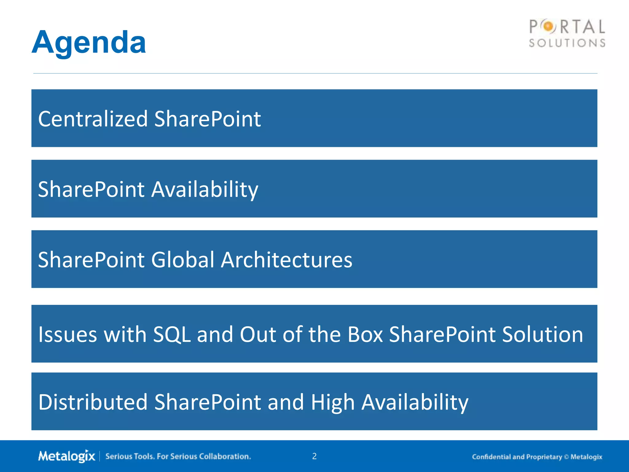 Webinar: Synchronizing Geo-Distributed Sharepoint | PPT