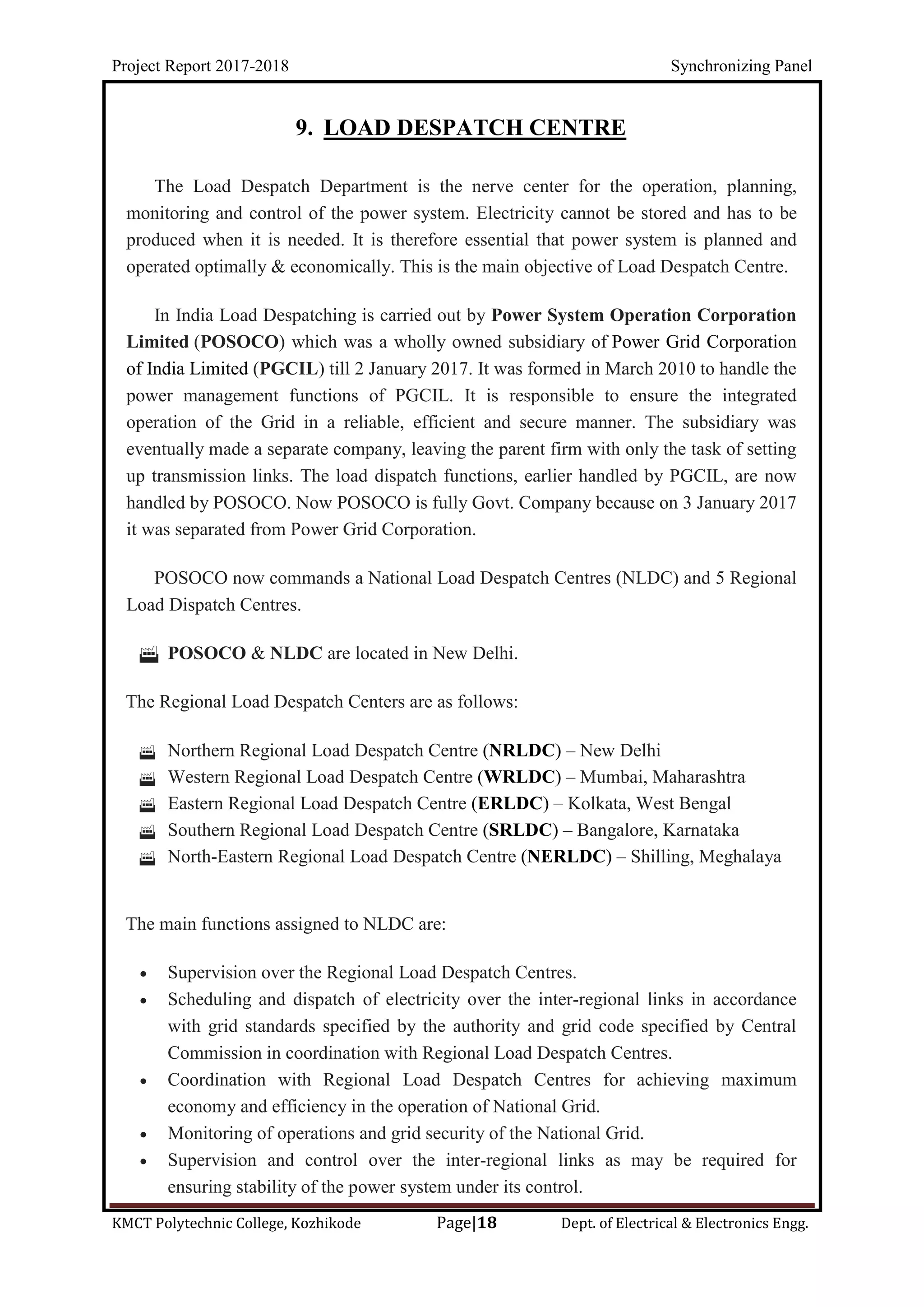Alternator (AC Generator) Synchronizing Panel | PDF