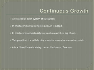 Synchronous-culture-and-continuous-cultivation (2).pptx | Chemistry ...