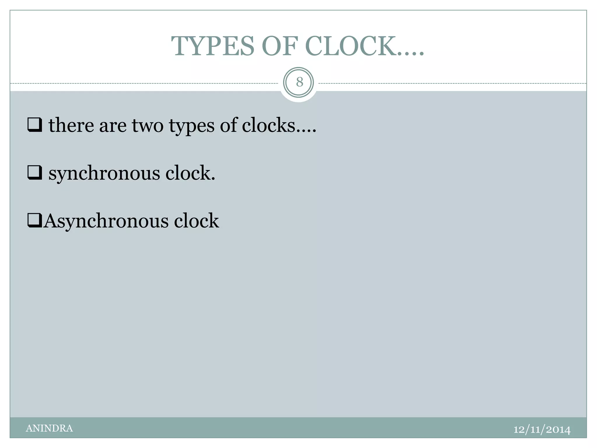 Synchronous And Asynchronous Clock Pdf Technology And Computing