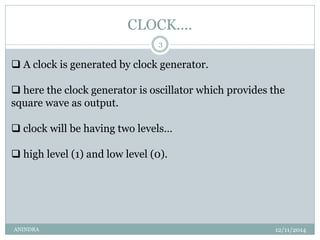 Synchronous and asynchronous clock